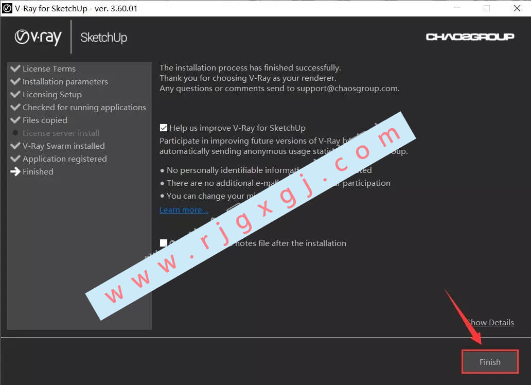 Vray3.6 for Sketchup安装教程